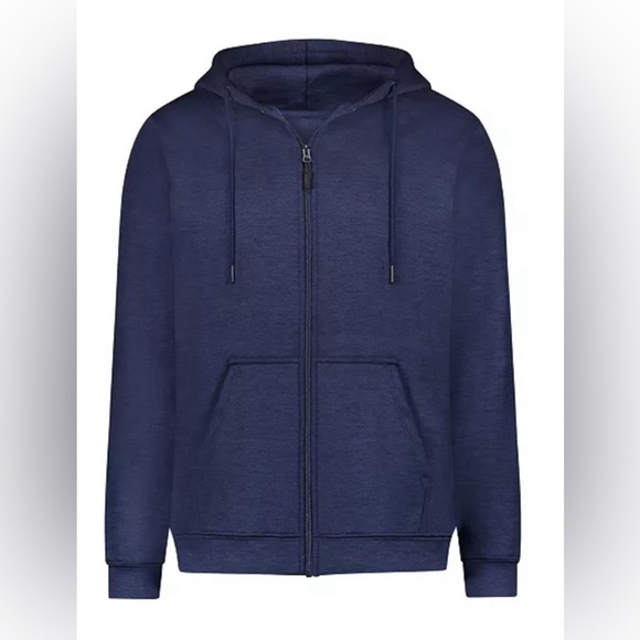 Blue Ice | Shirts | New Blue Ice Premium Clothing Navy Full Zip Hoodie ...